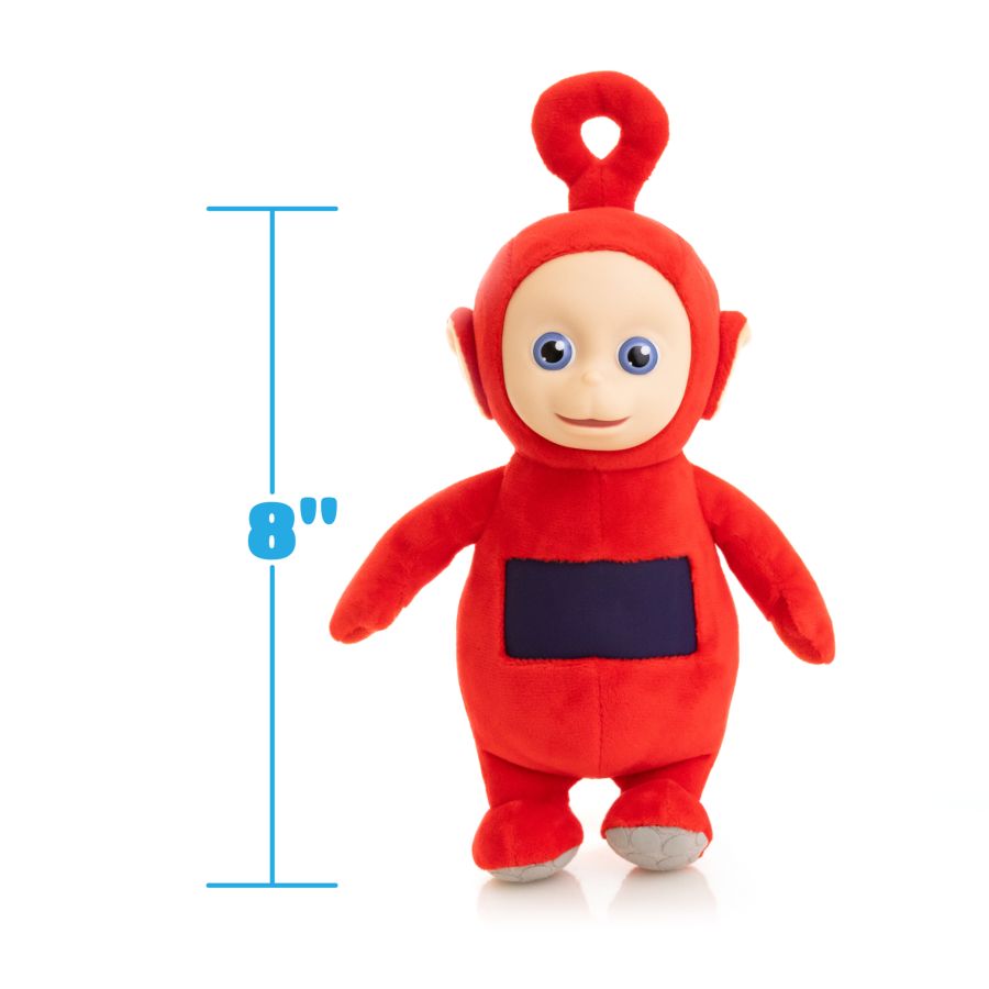 Teletubbies - Po 8'' Plush with Interactive Color Changing Belly Patch ...