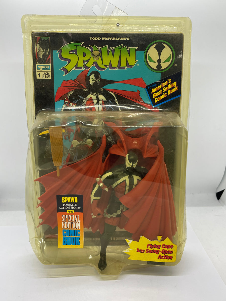 Spawn - Spawn Flying Cape Posable Mcfarlane Action Figure 1994 ...