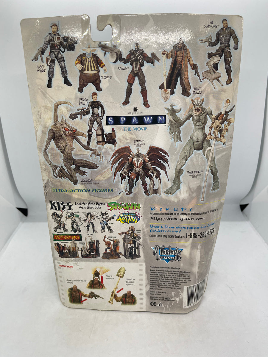 Spawn: The Movie - Burnt Spawn Mcfarlane Ultra Action Figure 1997 ...