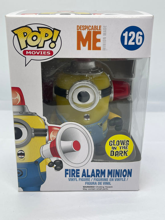 Despicable Me - Fire Alarm Minion Glow In The Dark Pop! Vinyl – FanBase ...